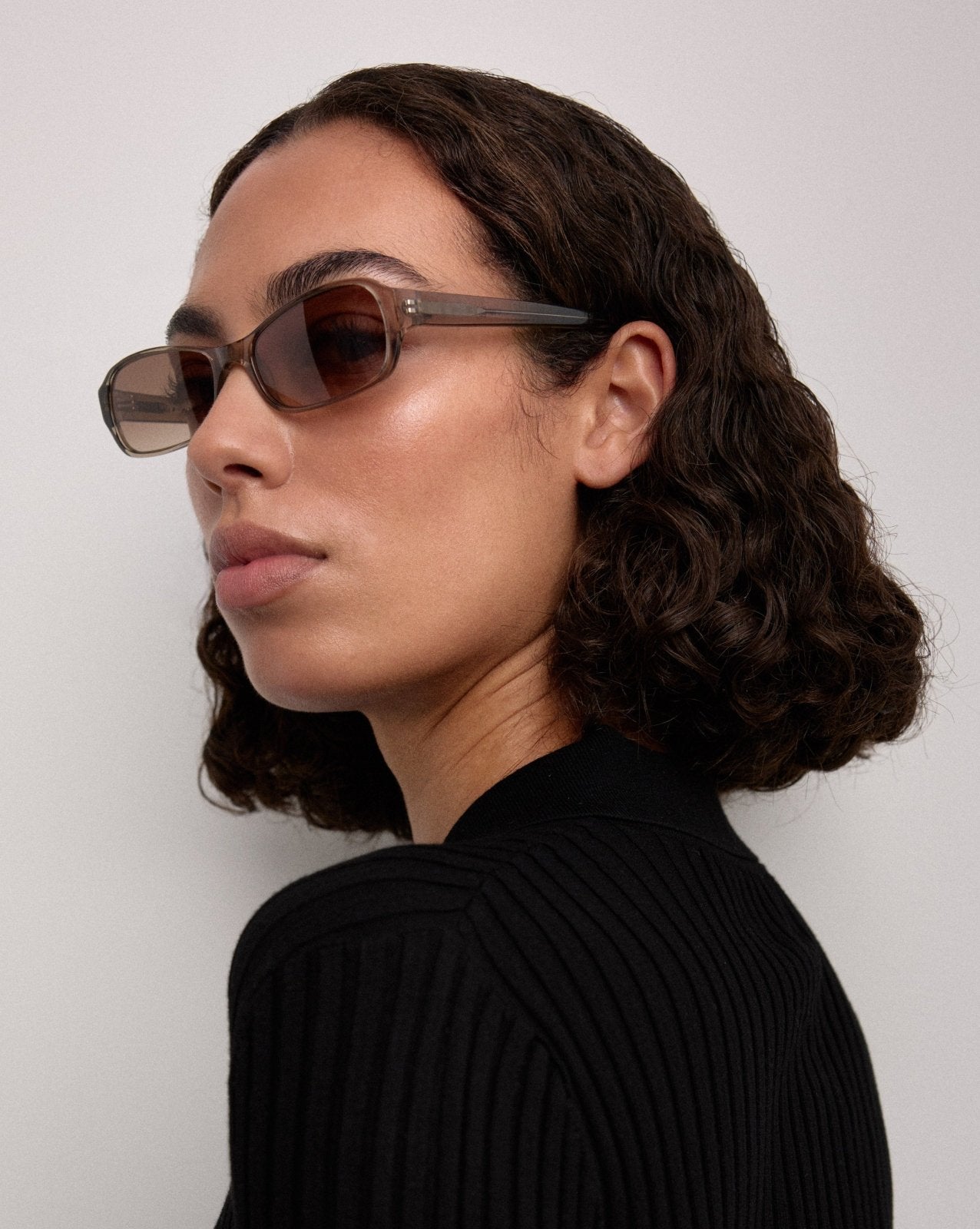 Juno Transparent Oyster Sunglasses — DMY Studios