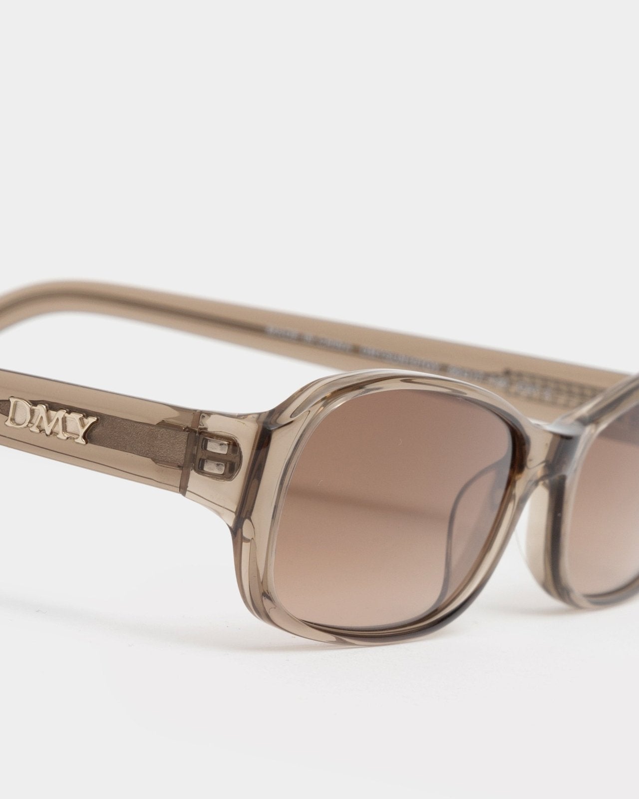 Juno Transparent Oyster Sunglasses — DMY Studios